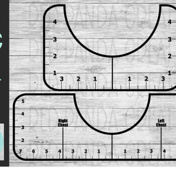 Shirt Ruler Svg - Etsy