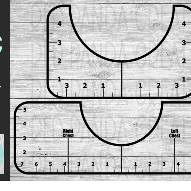 Shirt Ruler Svg - Etsy