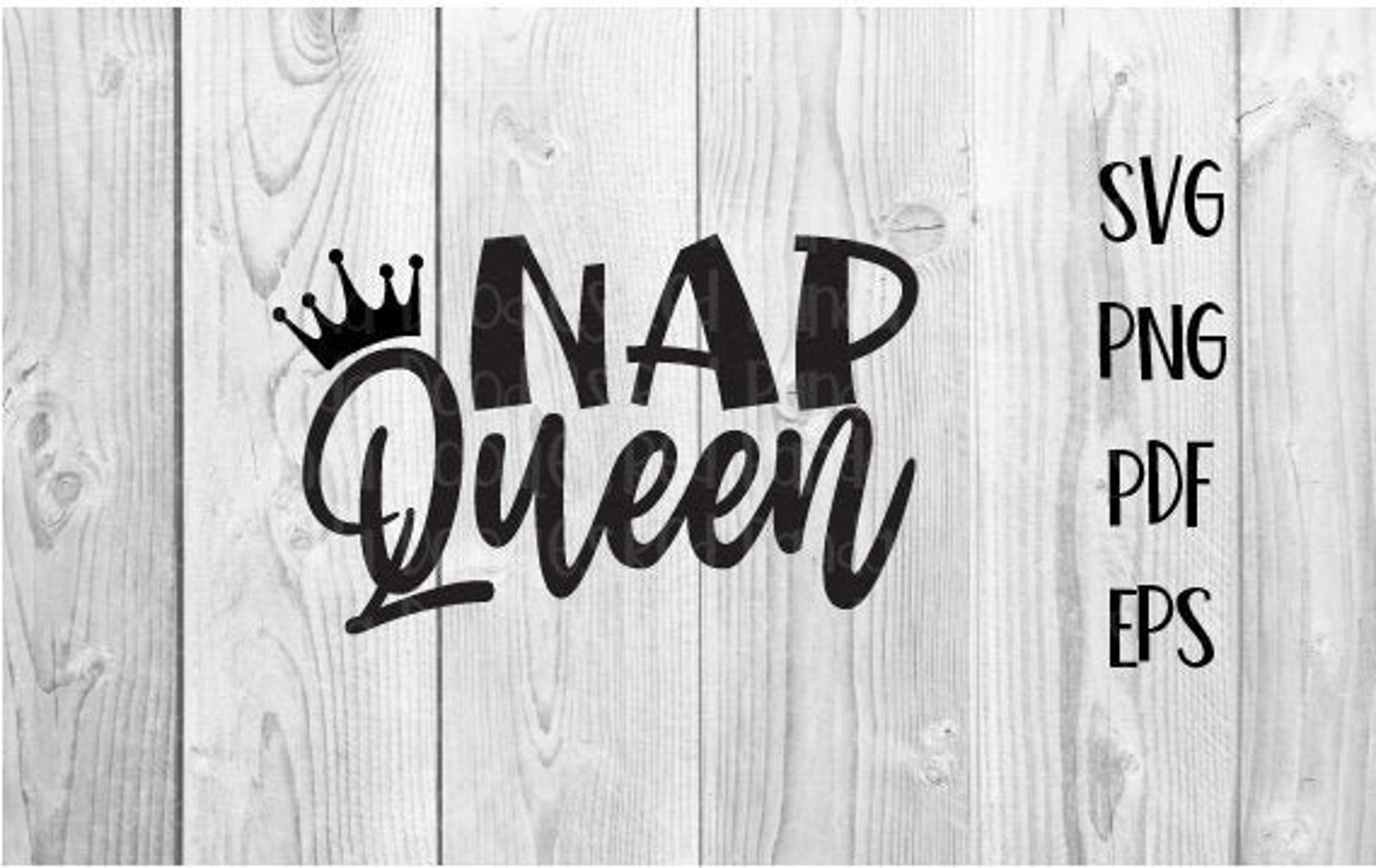 Nap Queen Digital Design SVG PNG | Etsy