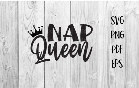 Nap Queen Digital Design SVG PNG | Etsy