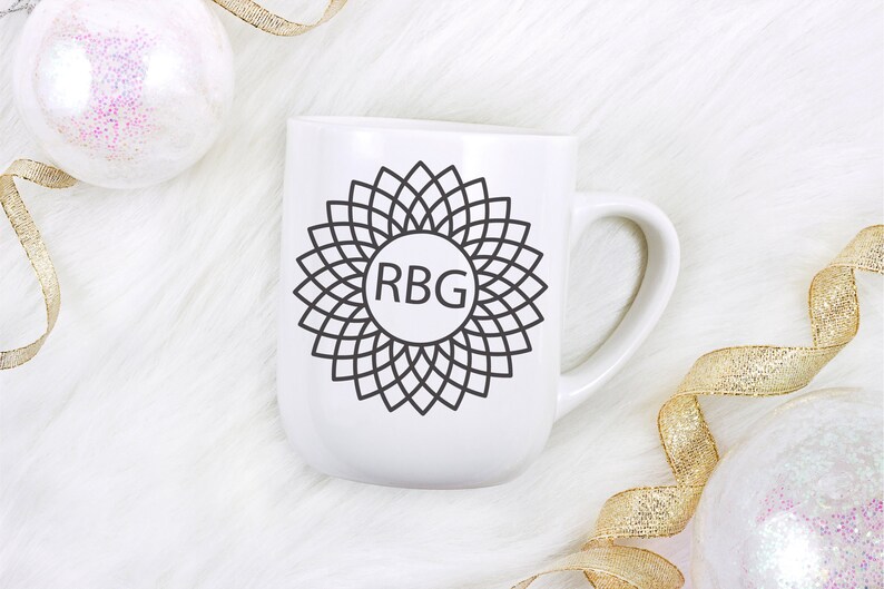 RBG Collar Lace Jabot I Dissent Feminist Mandala Ruth Bader - Etsy