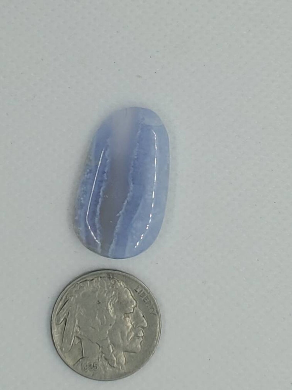 Rare Ellensburg Blue Agate Cabachon 25ct. 3rd Rarest Semi Precious ...