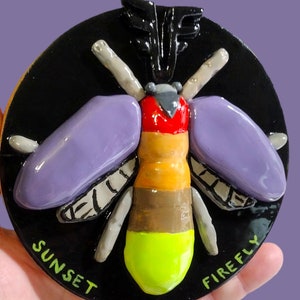 Sunset Firefly 3D Painting/sculpture - Etsy