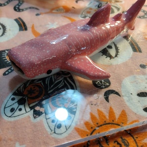 Pink Whale Shark Clay Figure - Etsy