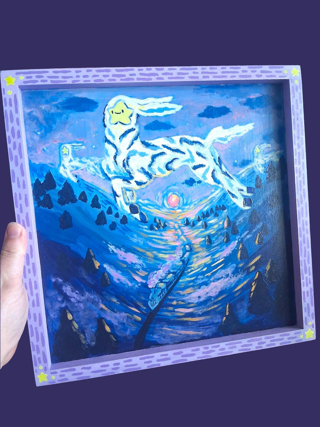 Star Beasts Original Painting - Etsy