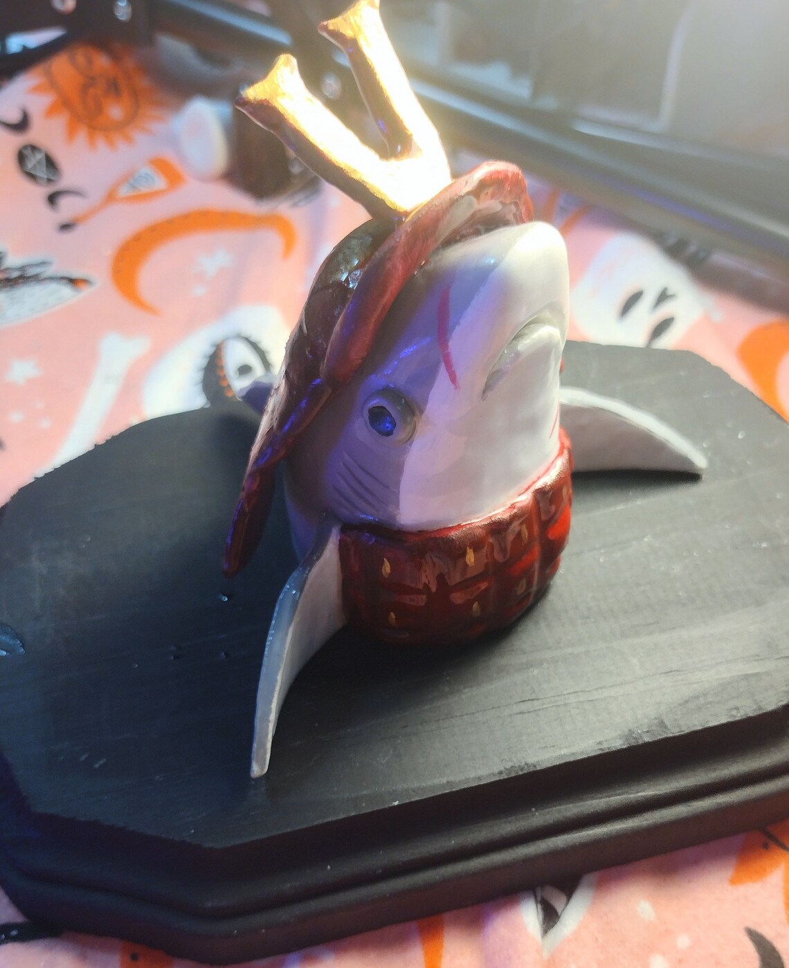 Samurai Shark Clay Figure sushi - Etsy