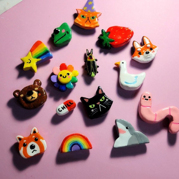 Clay Magnets - Etsy
