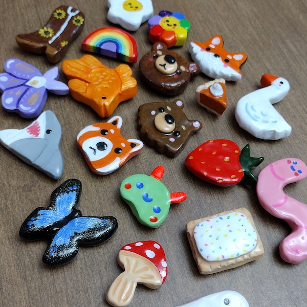 Clay Magnets - Etsy
