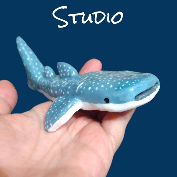Polymer Clay Shark - Etsy