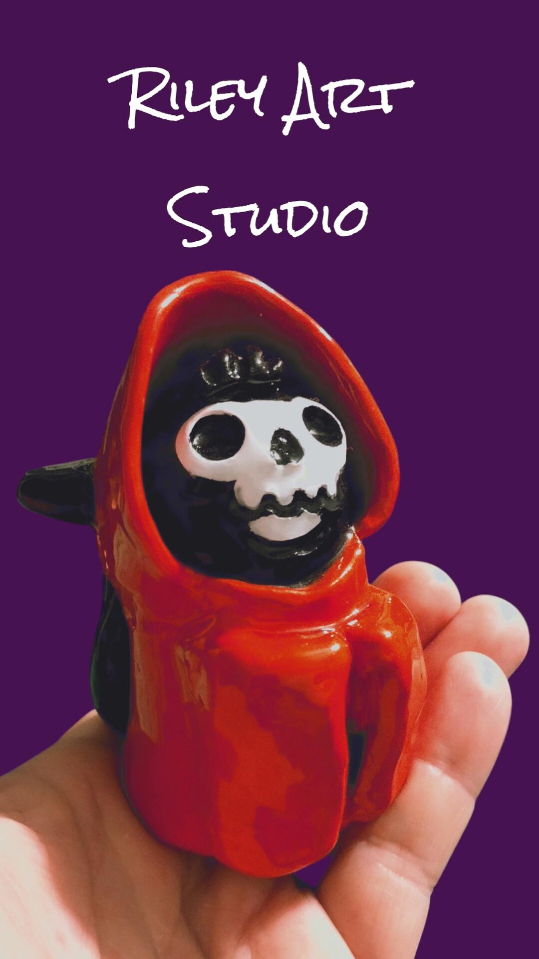 Cat Druid Clay Figure - Etsy