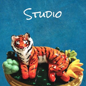 Masha the Tiger Clay Sculpture - Etsy