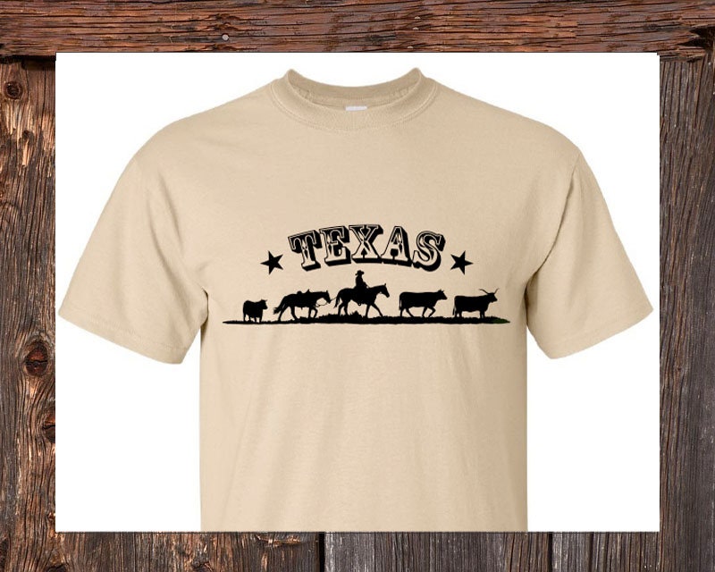 Texas Longhorn Cattle Drive SVG, Texas Design (digital Download) - Etsy