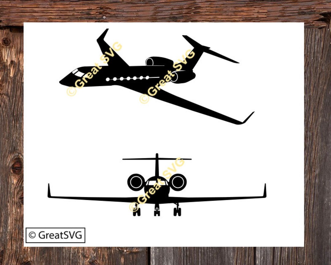 G-5 Jet, Gulfstream V Jet, Gulfstream 200 SVG, Plane SVG, Jet SVG - Etsy