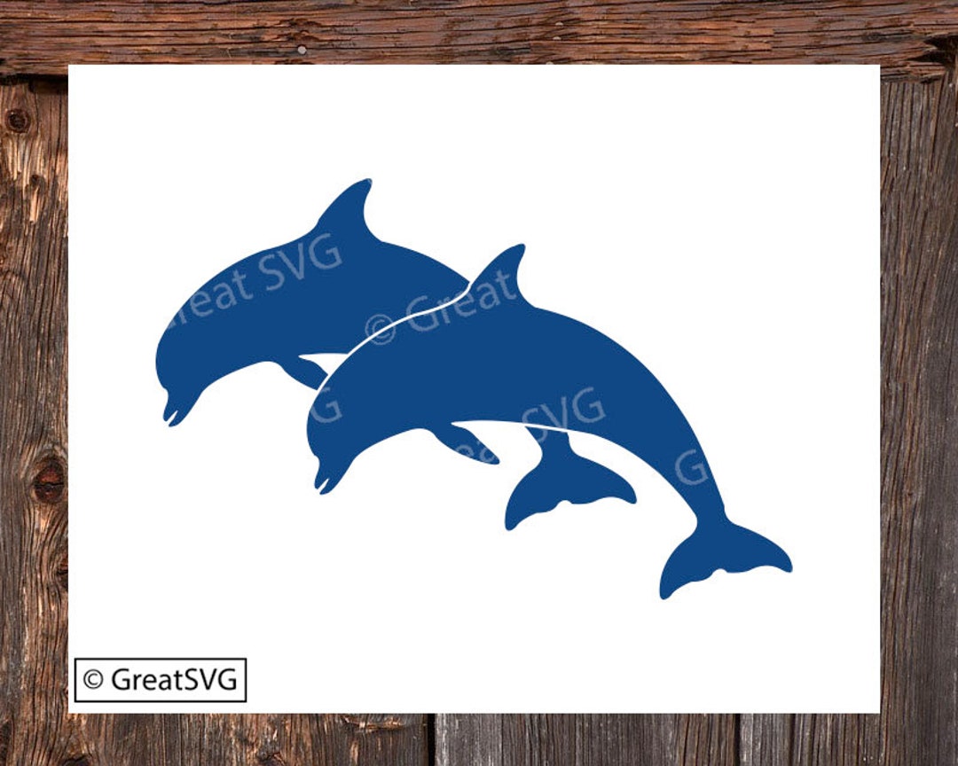 Delfin SVG, Delfine SVG, Dolphin für Cricut, Dolphin für Silhouette ...