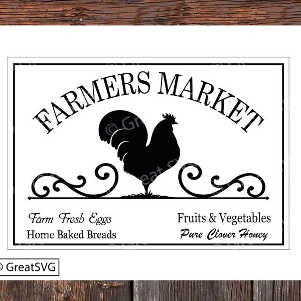 Farmers Market Svg - Etsy