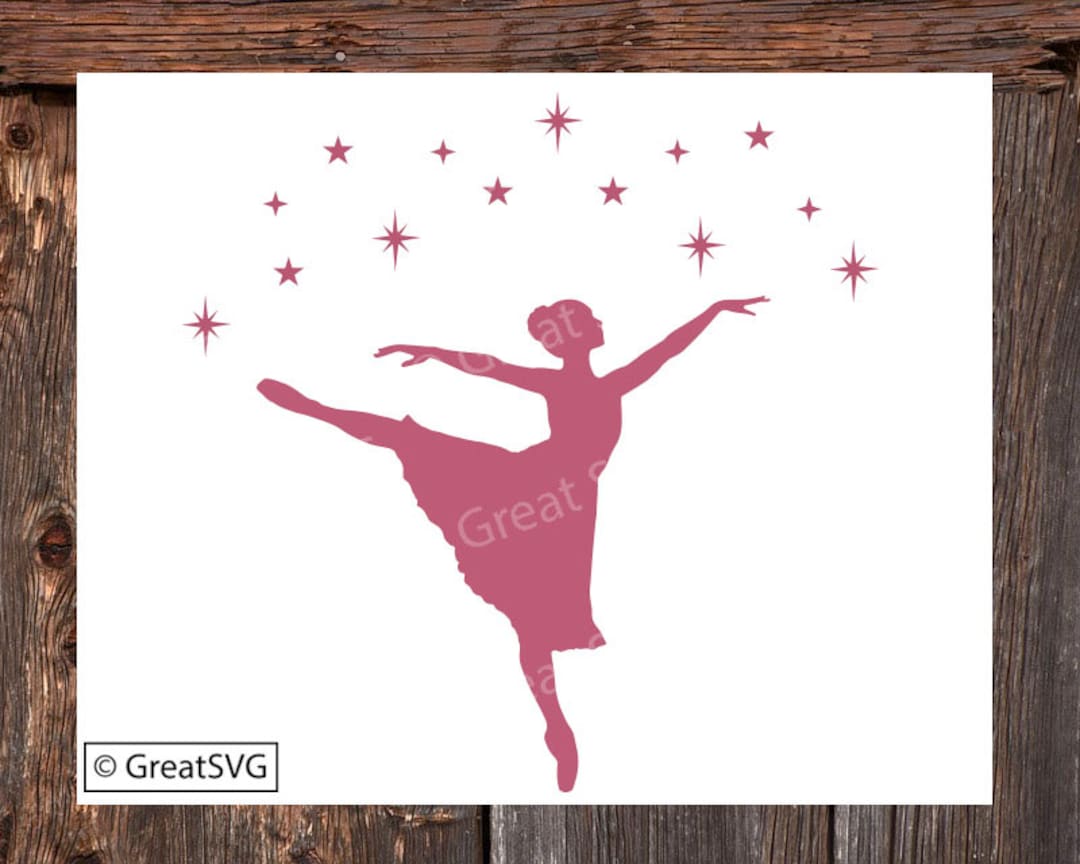 Ballerina SVG, Ballet Dancer Cut File for Cricut, Silhouette - Etsy