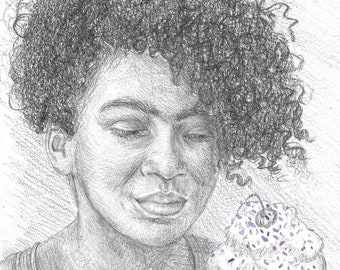 Deceased Loved One Hand Drawn Drawing - Etsy