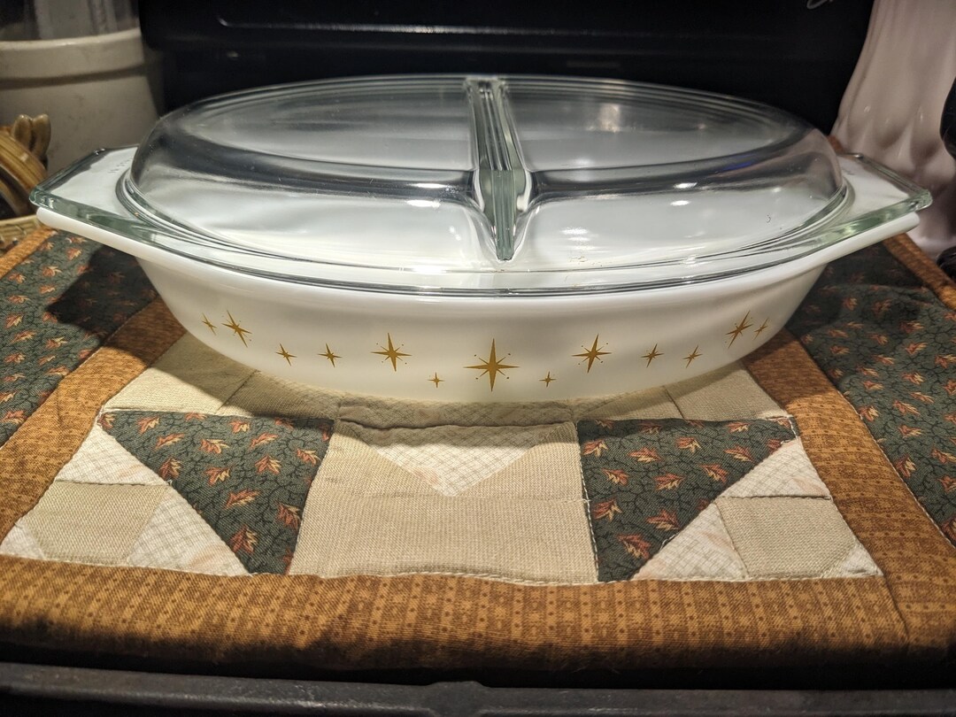 Pyrex Constellation Atomic Starburst Divided Dish. - Etsy