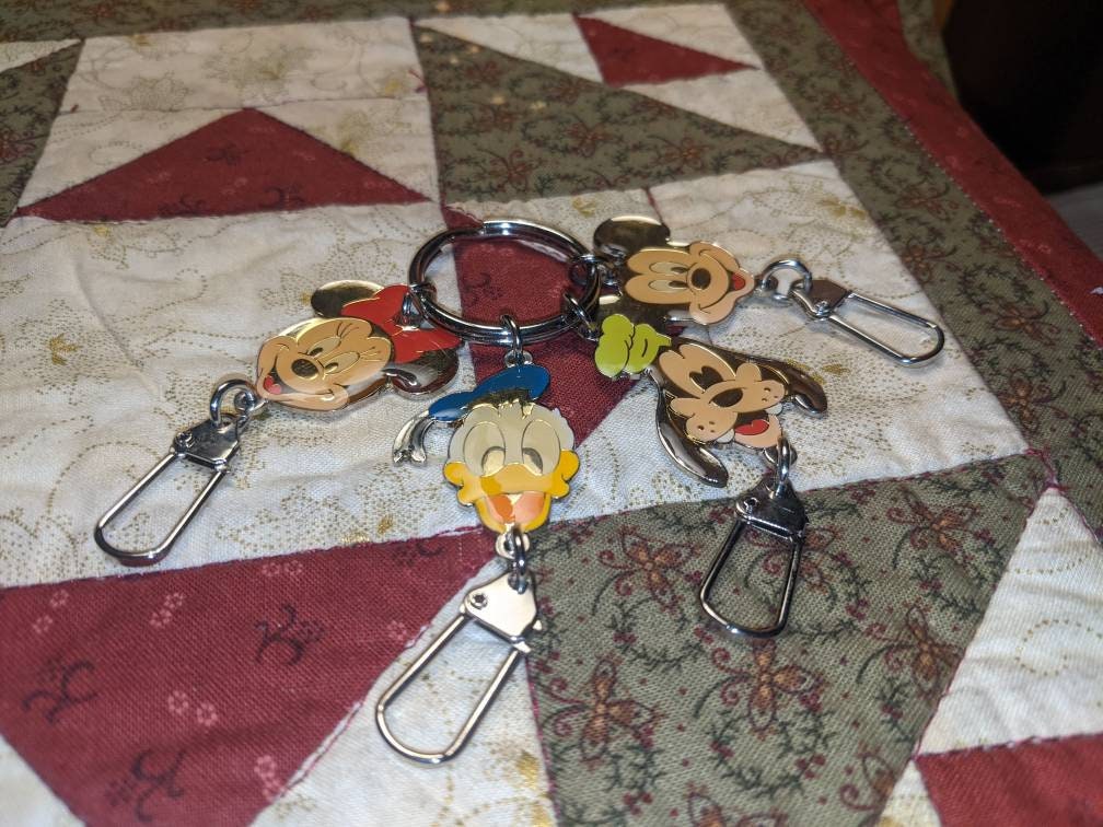 Disney Mickey and Friends Purse Key Chain Charms. | Etsy