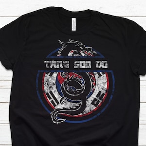 Tang Soo Do T Shirt | Dragon Graphic Tee | T-shirt for Martial Artists ...