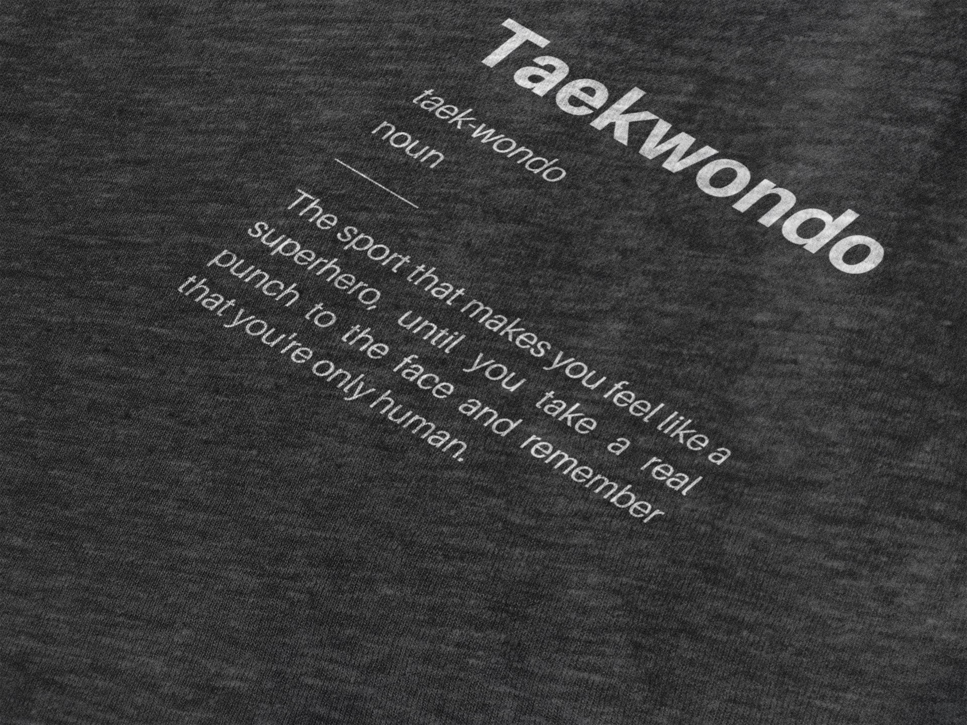 Taekwondo Definition Shirt Martial Arts Tshirt Funny Tae - Etsy