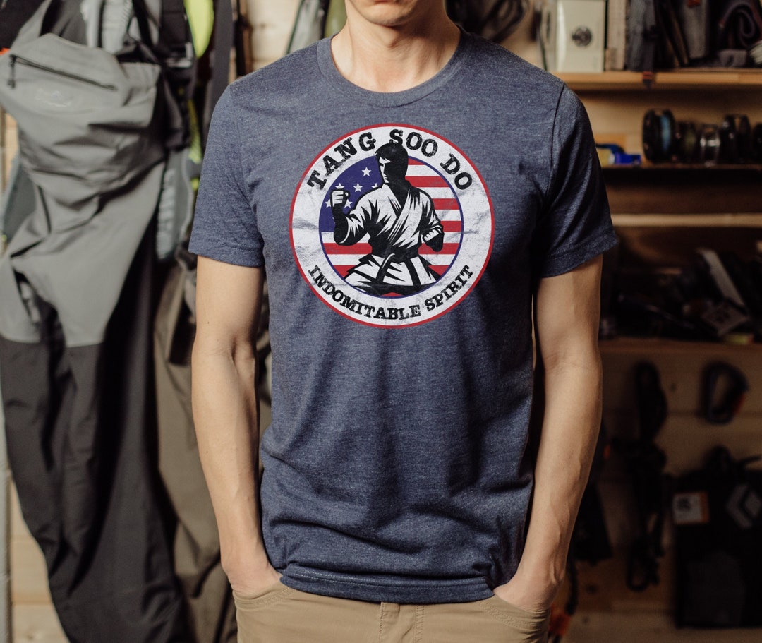 Tang Soo Do Shirt for Men, Men's Martial Arts Tshirt, Patriotic Tee for ...