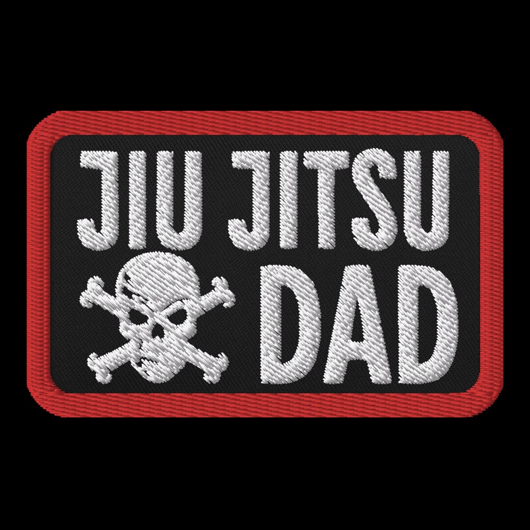 Jiu Jitsu Embroidered Patch for Dads, BJJ Patch - Jiu Jitsu Dad Gift - Etsy