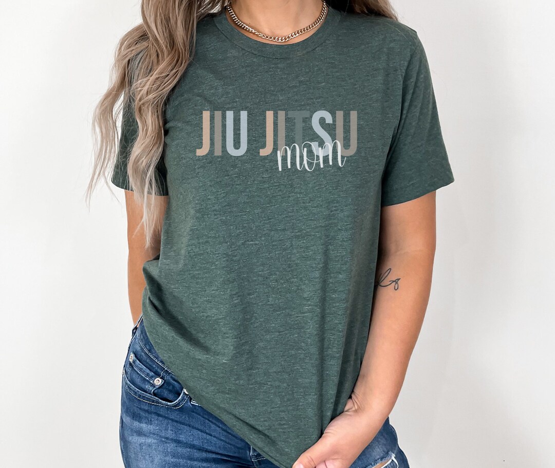 Jiu Jitsu Mom Shirt in Pastel Colors -stylish Apparel for BJJ ...