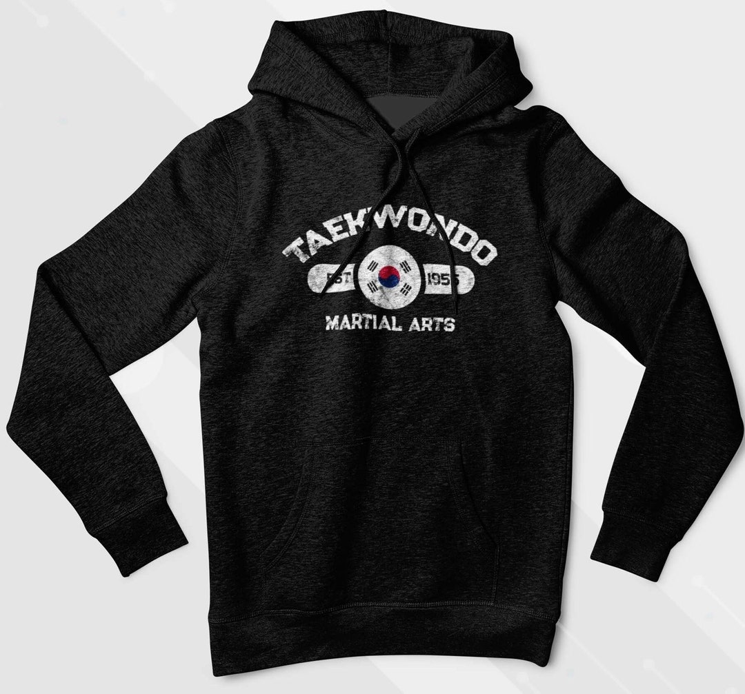 Taekwondo Hoodie. Vintage Karate Sweatshirt, Martial Arts Gifts ...