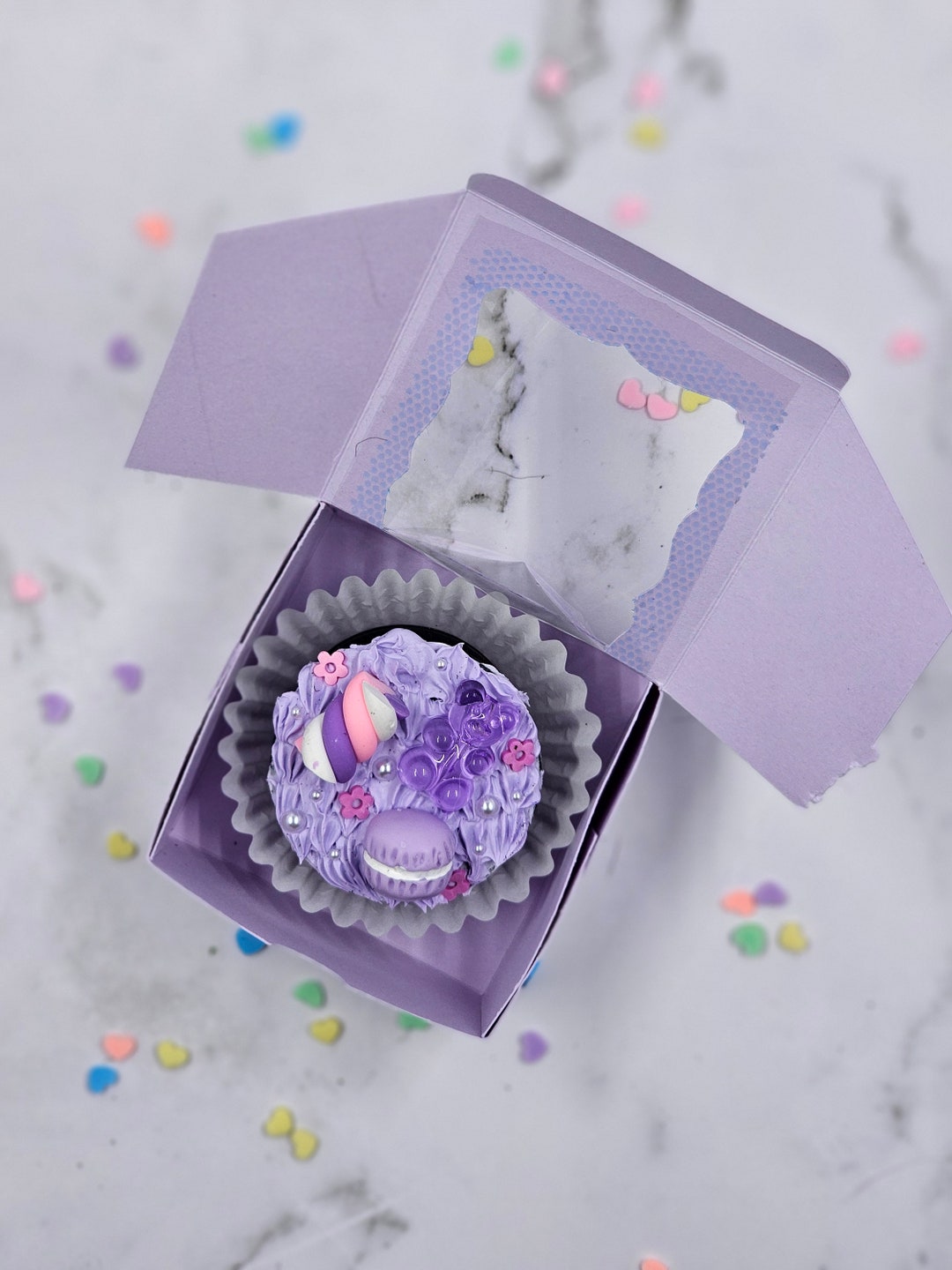 Decoden Phone Grip Purple Candy Cute Unique Kawaii Sweet Pop-up Phone ...