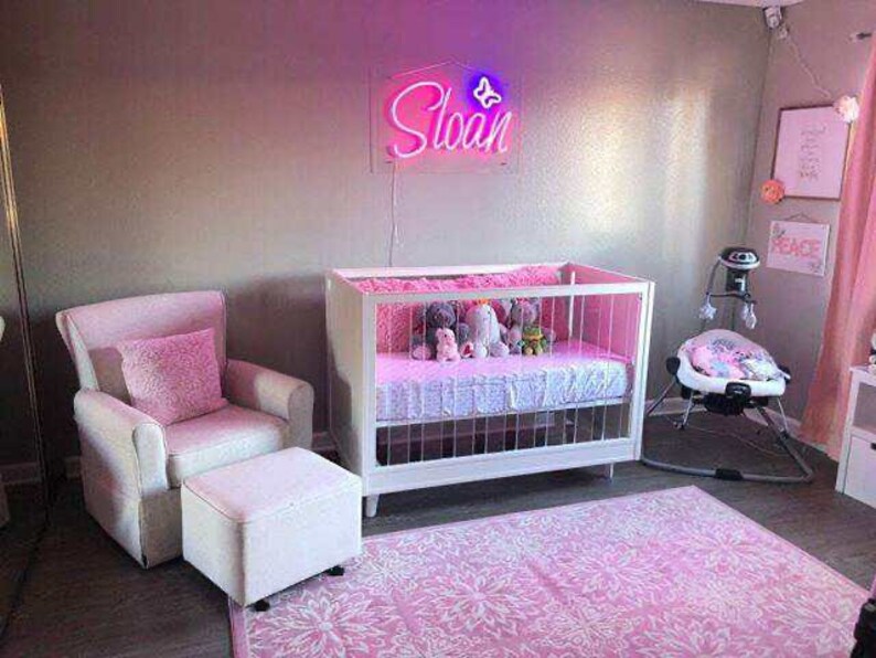 Sloan Light up Sign Neon Sign Custom Neon Sign Last Name Sign Bon ...