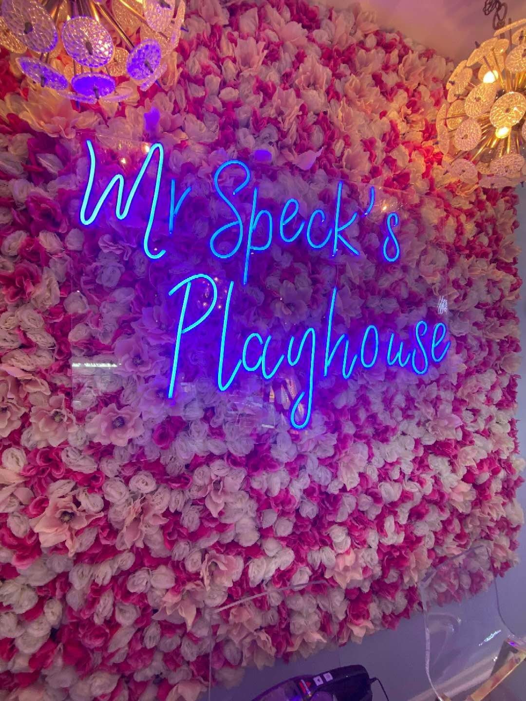 Mr. Speck's Playhouse Light up Sign Neon Sign Custom Neon Sign Last Name Sign Bon Appetit Sign ...