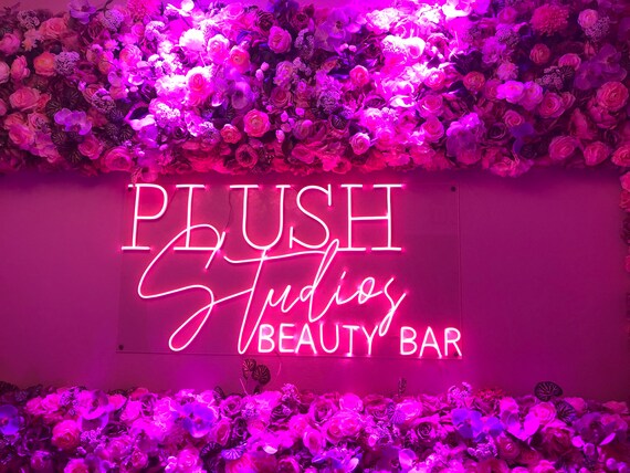 Light up Sign Beauty Bar Sign Light up Sign Custom Light - Etsy