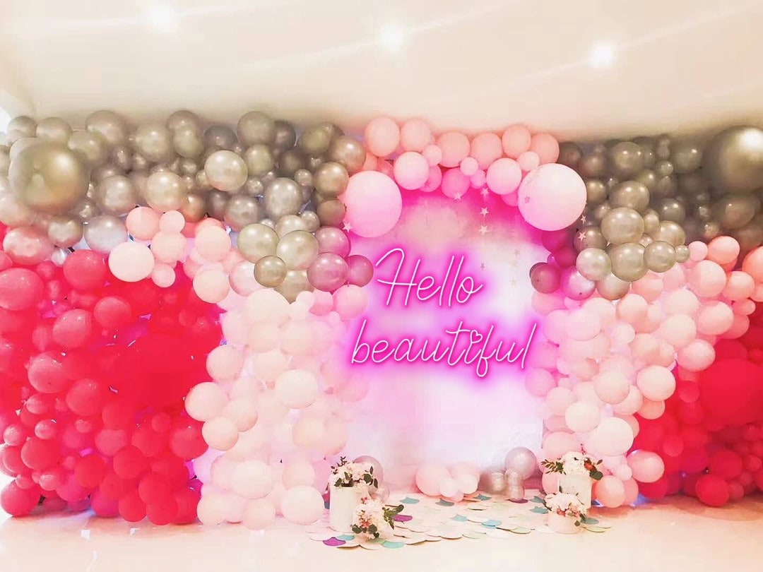 Hello Beautiful Happy Birthday Sign Light up Sign Neon Sign Led Sign ...