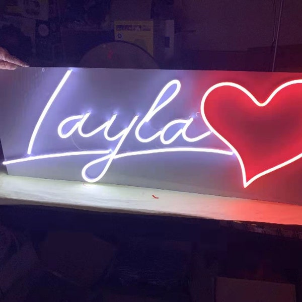Layla Neon Sign - Etsy