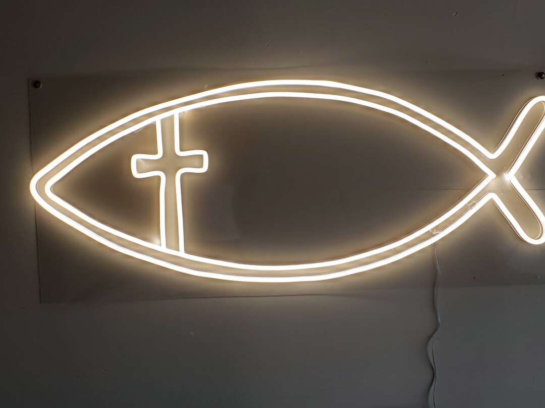 Big Fish SIGN Light up Sign Neon Sign Custom Neon Sign Last Name Sign ...