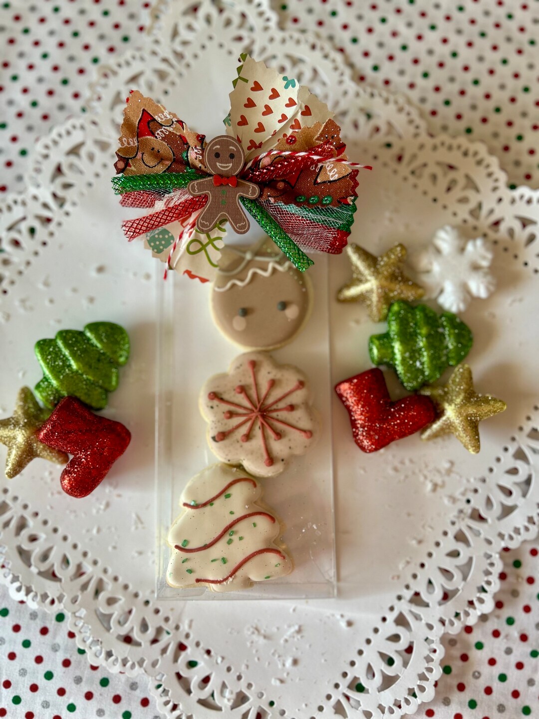 Gingerbread Man Bow. Limited Edition Christmas Bow. - Etsy