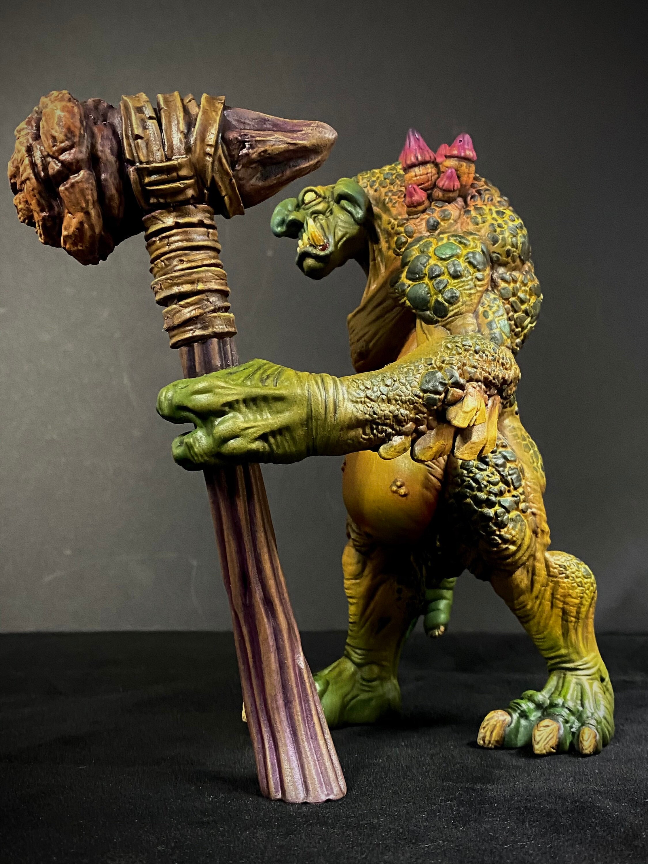 Troll Titan Painted Resin Miniature D&D Dungeon and Dragons Pathfinder ...