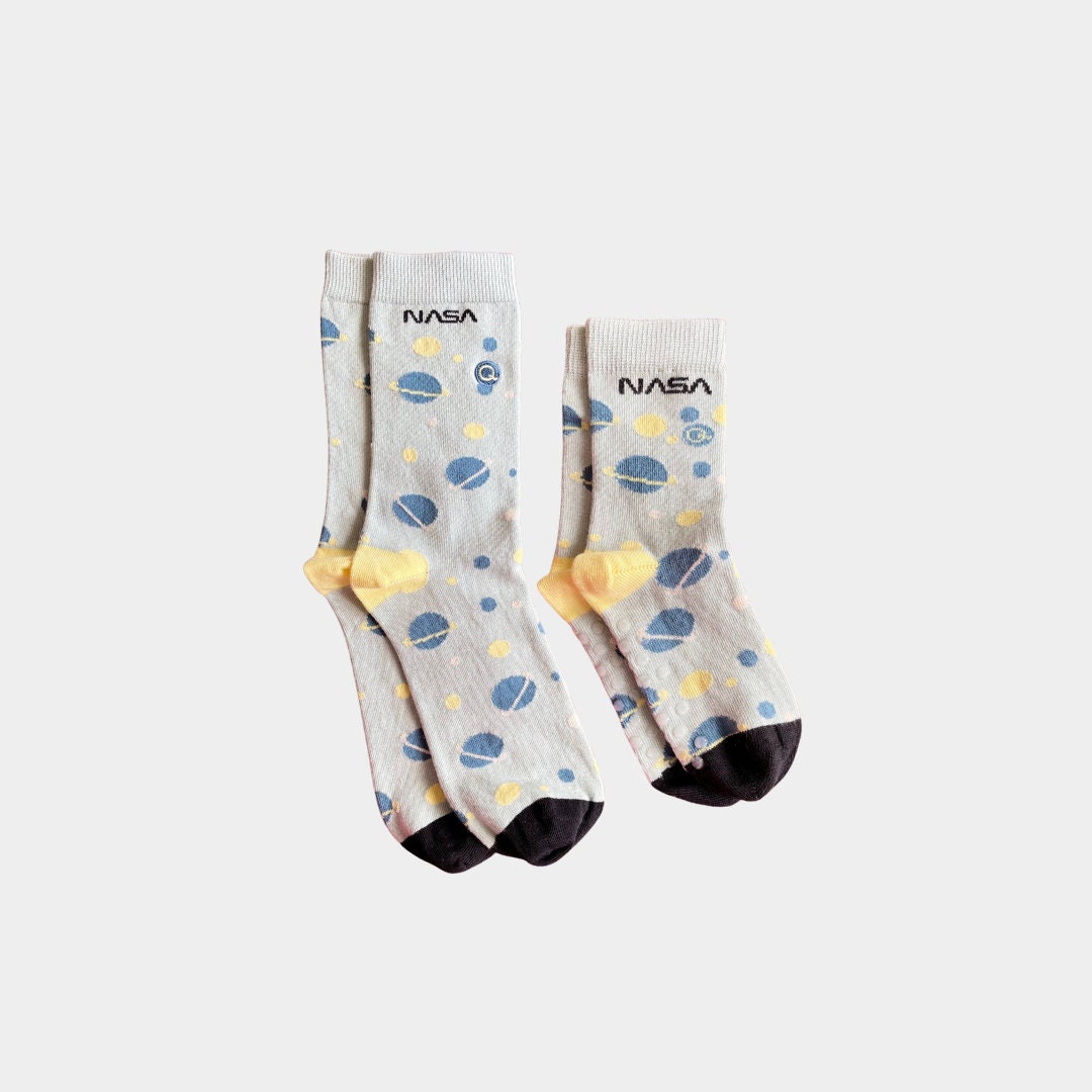 Father's Day Matching Family Space Nasa Socks for Baby, Toddler, Kids ...