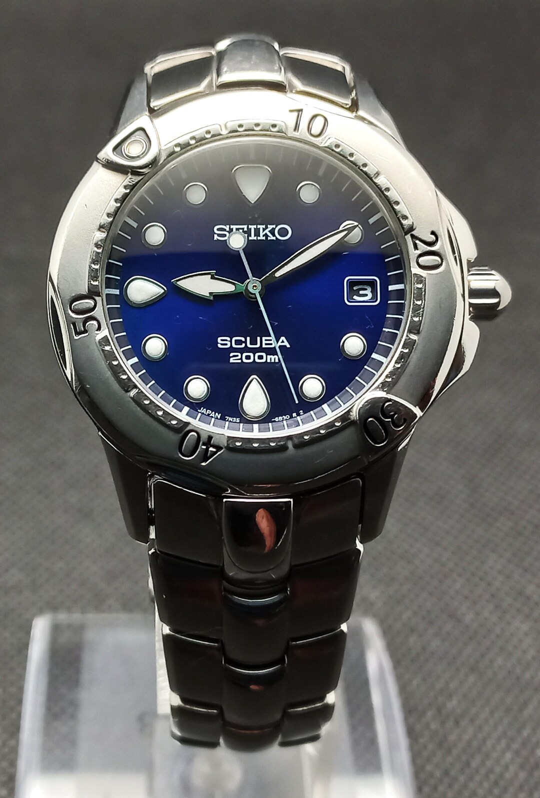Seiko Classic 200m Air Diver 1992 Vintage Seiko Wave Back From Japan - Etsy