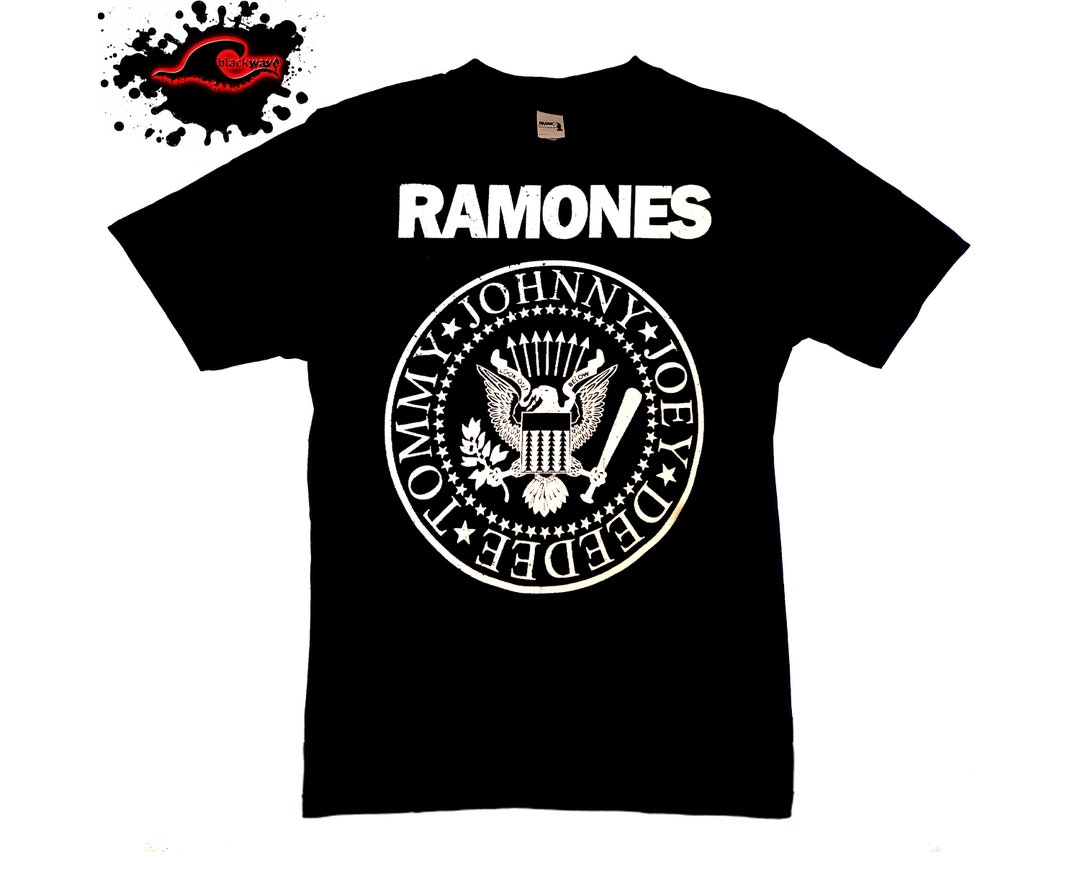 Ramones Vintage Logo Official Band T Shirt Etsy
