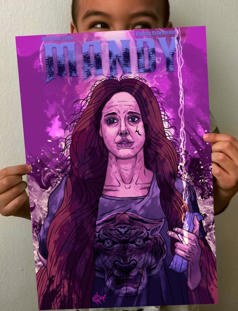 Mandy 2018 Alternative Movie Poster synth Variant - Etsy