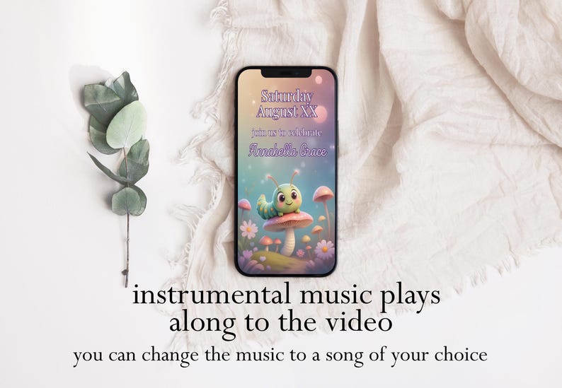 Alice in Wonderland Baby Shower Invitation | Animated Video Invite With ...