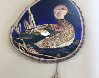 Pyrography Duck - Etsy