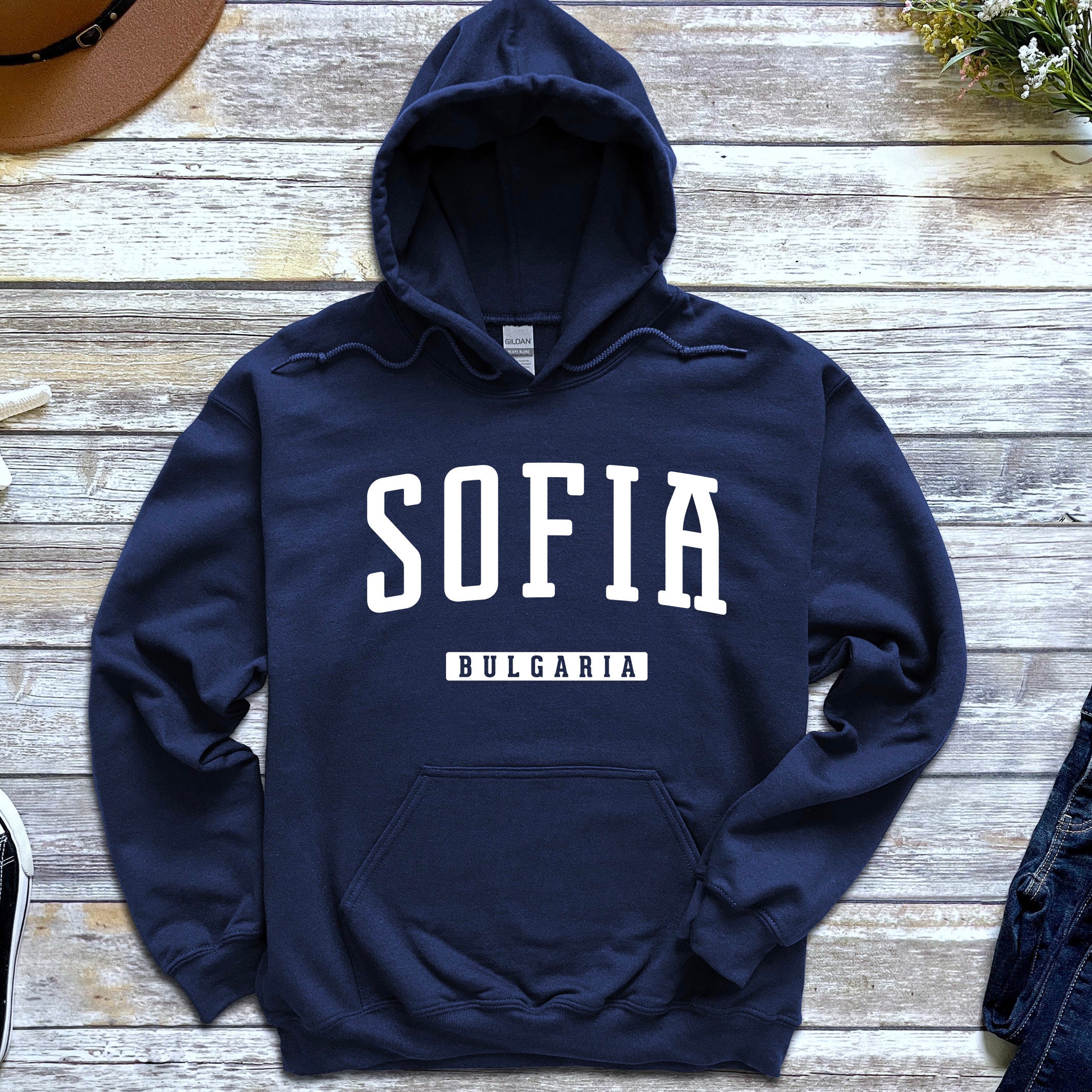 Sofia Hoodie Sofia Bulgaria Pullover Hoodie - Etsy