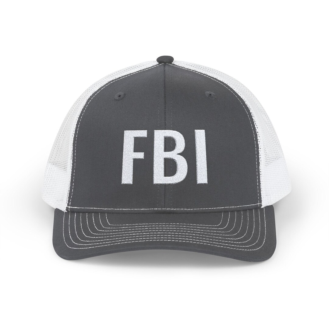 FBI Trucker Hat | Federal Bureau of Investigation | Embroidered FBI ...