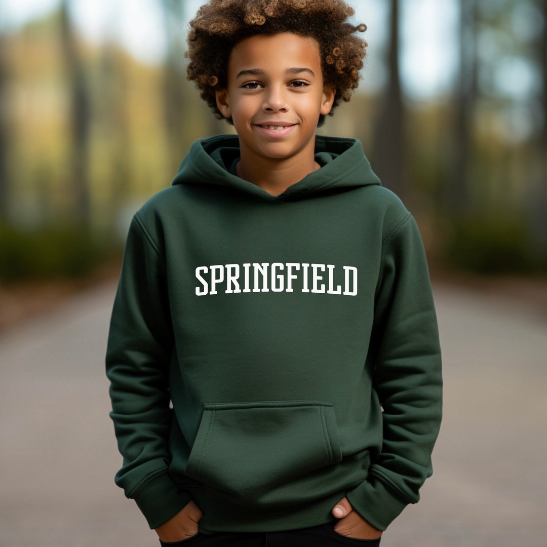 Springfield Hoodie for Kids | Springfield Youth Pullover Hoodie - Etsy