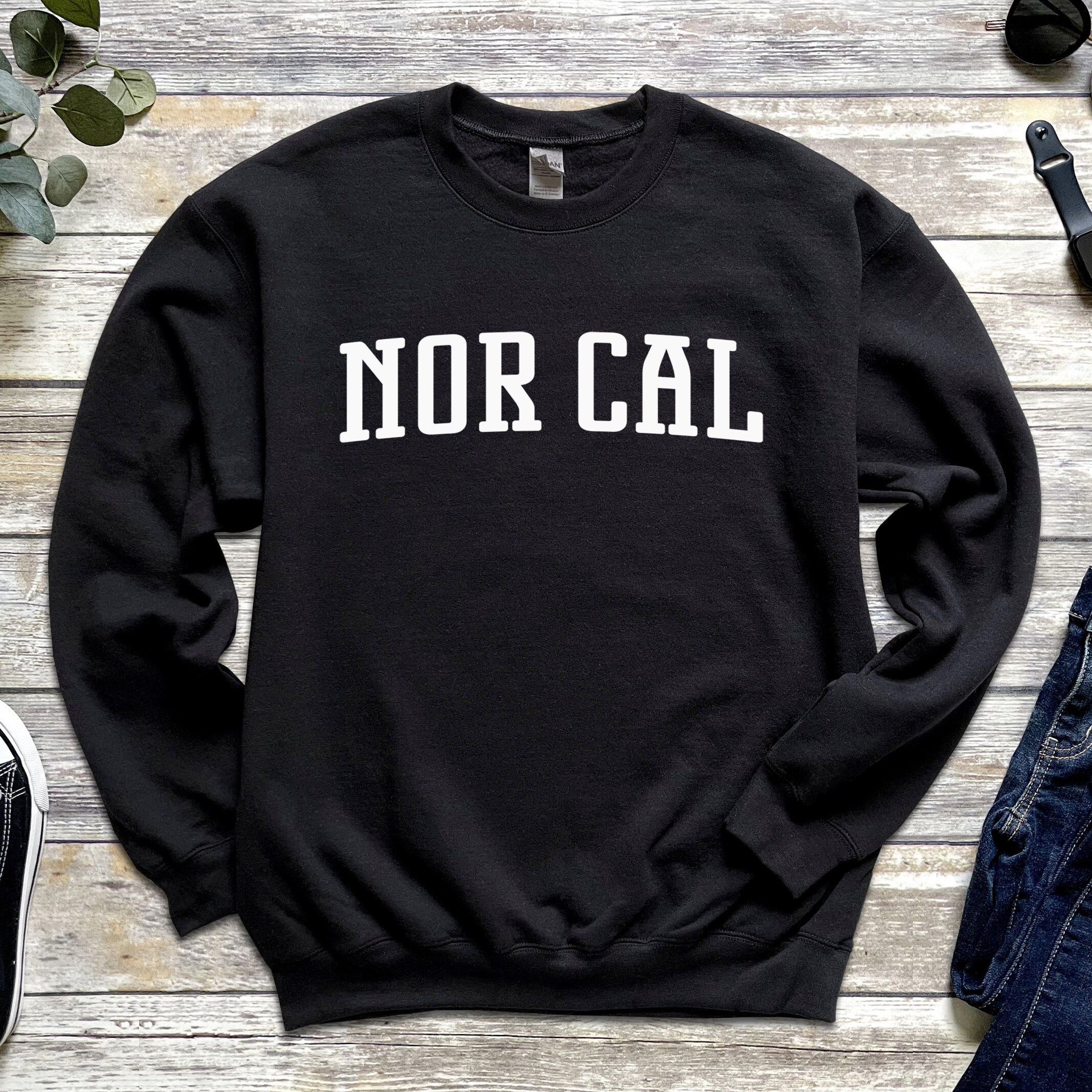 Nor Cal Sweatshirt | Norcal Crewneck Sweatshirt | Northern California ...