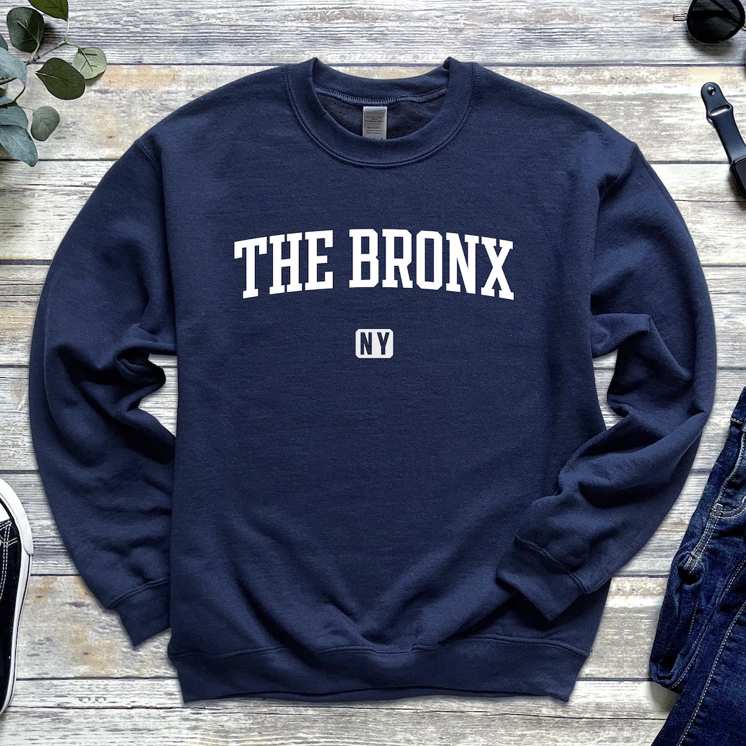Bronx Sweatshirt | the Bronx New York Classic Crewneck Sweatshirt - Etsy