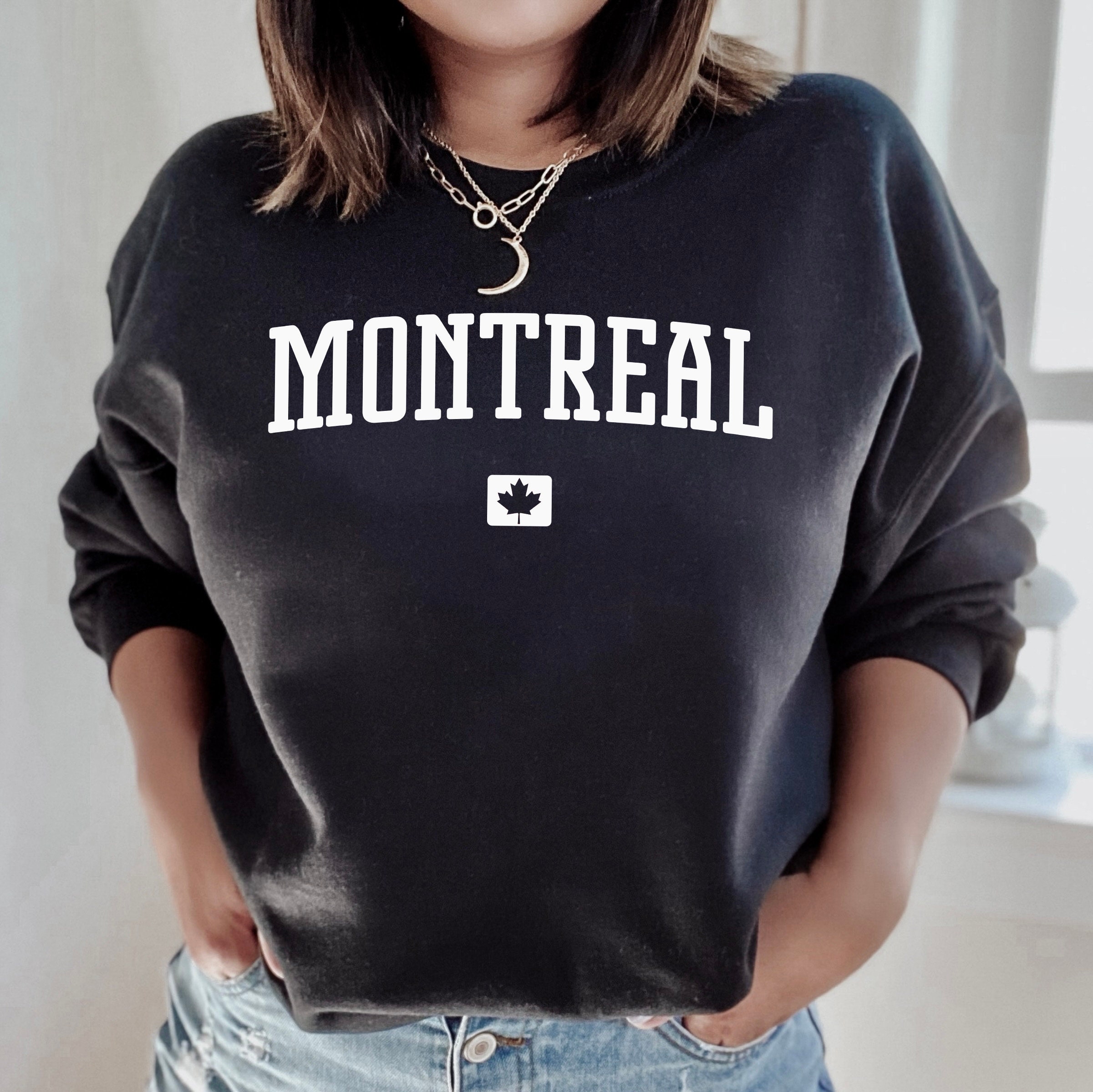 Montreal Sweatshirt | Montreal Canada Crewneck Sweatshirt | Quebec ...